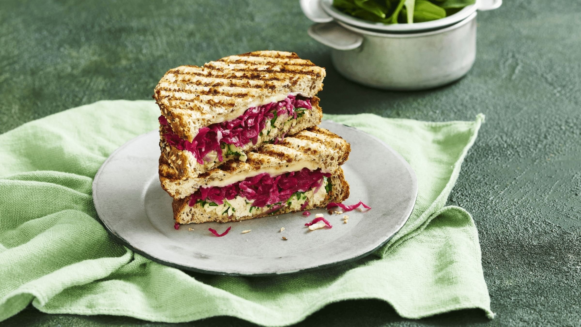 Chicken & Sauerkraut Toasties | Helgas